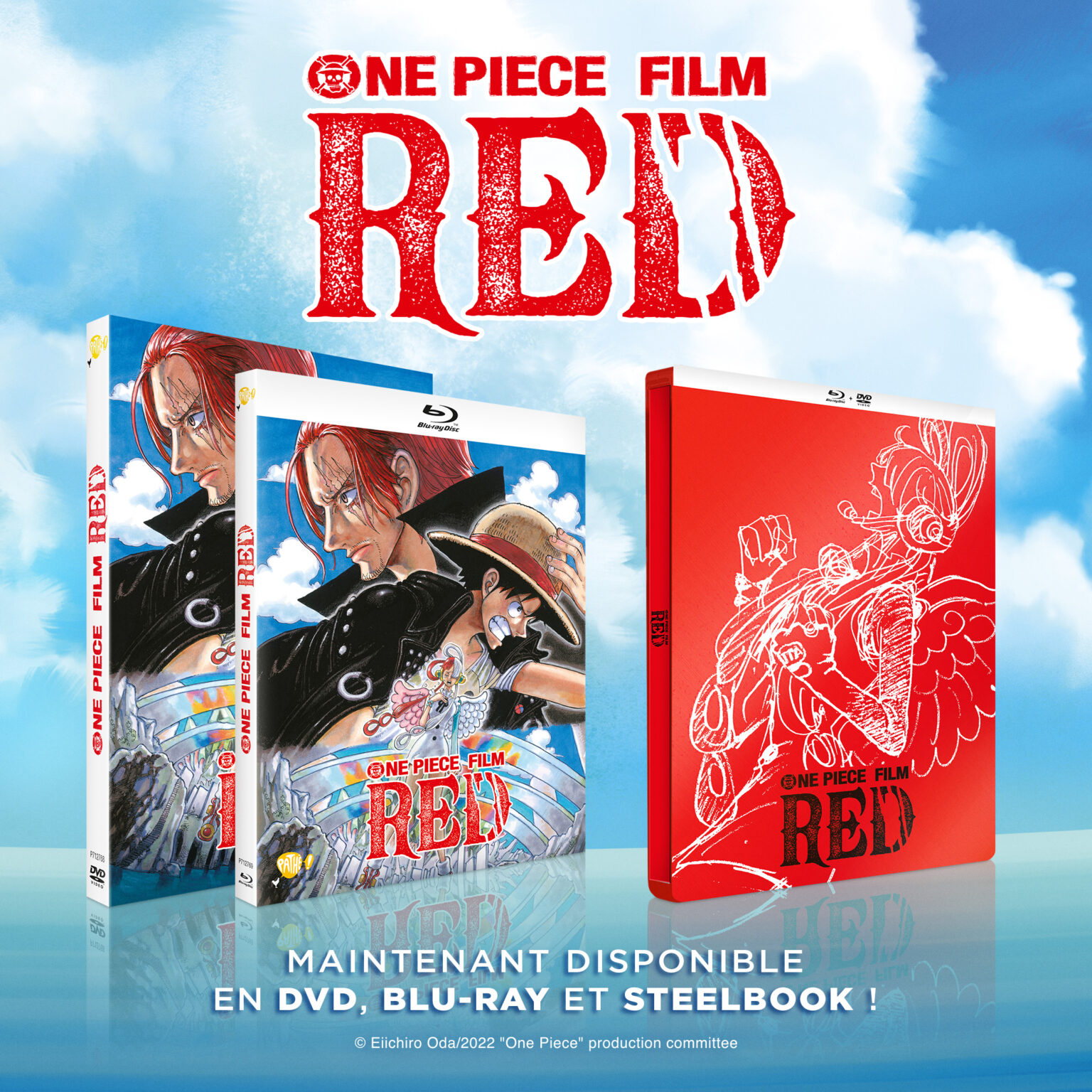 Blu-Ray & DVD release of One Piece Film: Red - Toei Animation