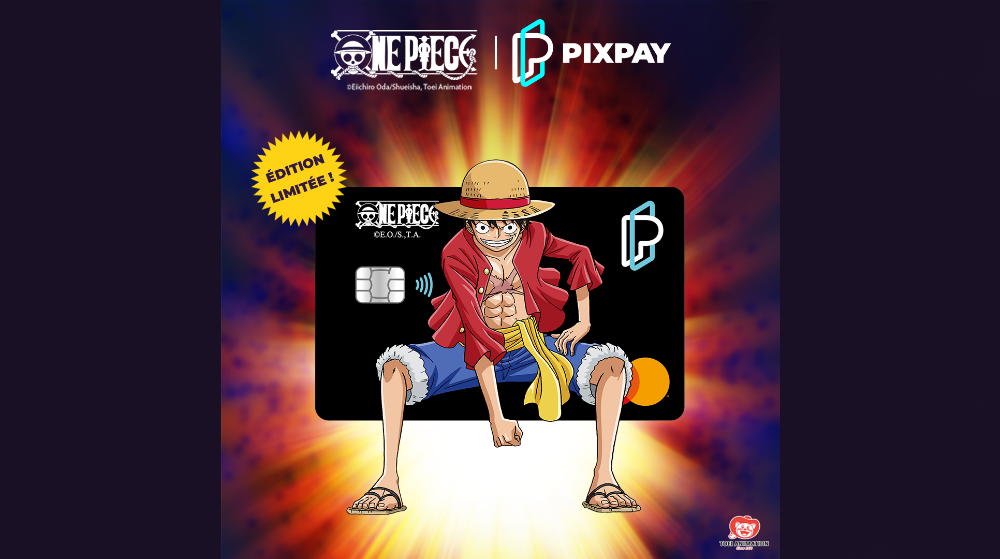 One Piece debit card by Pixpay for teenagers ! - Toei Animation