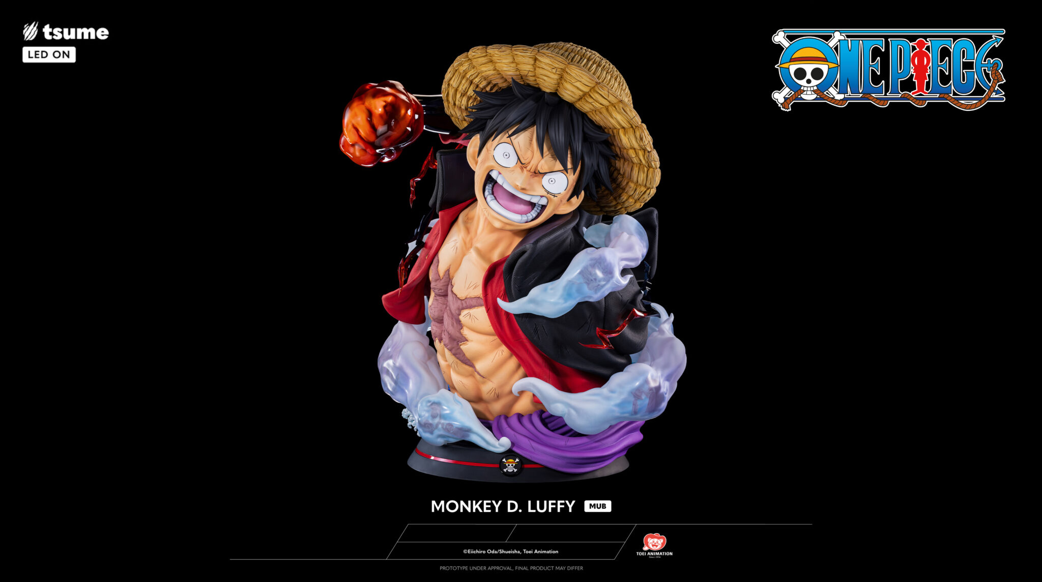 A new bust from Tsume Art has been revealed for Luffy’s birthday ...