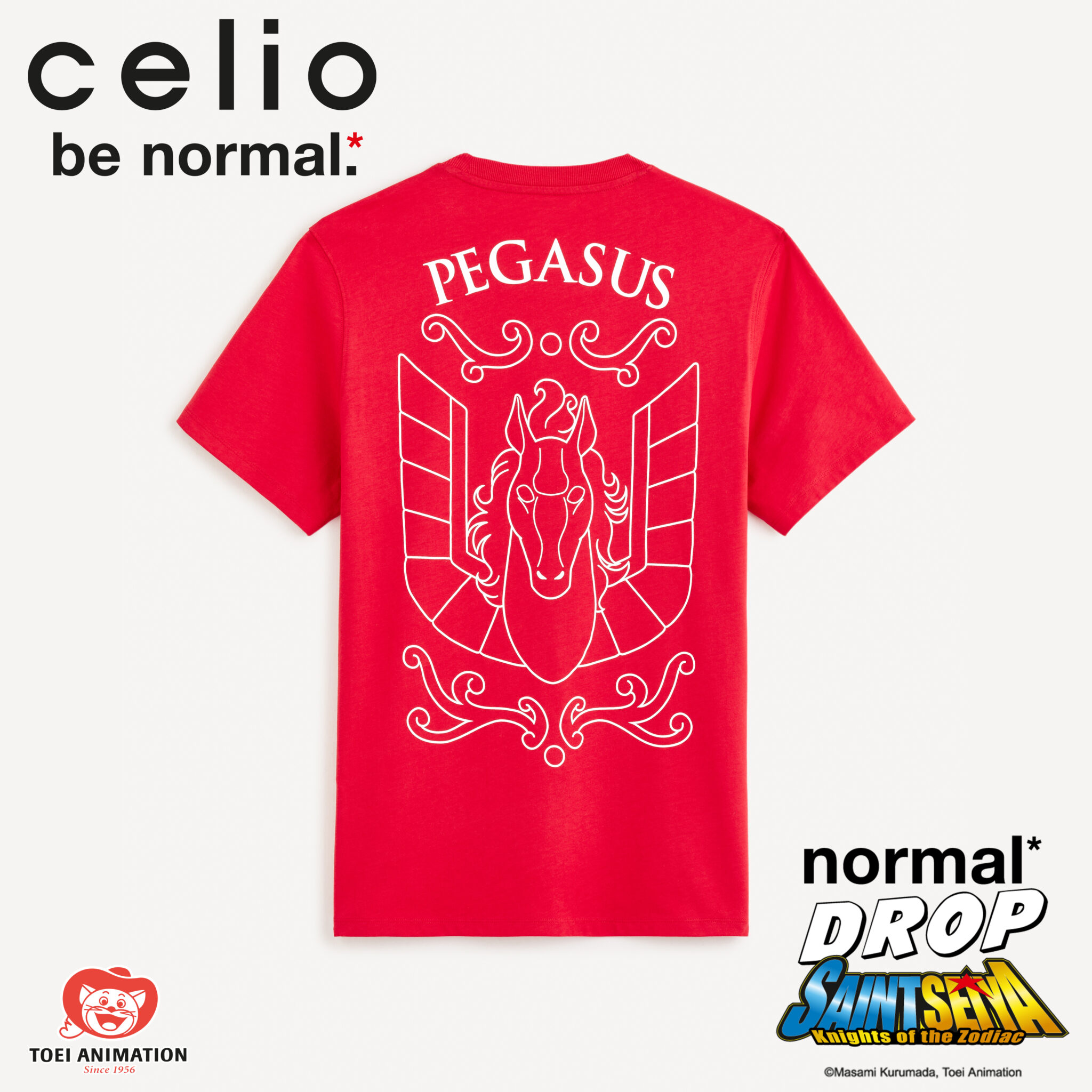 Celio: Saint Seiya Normal Drop will be available in stores - Toei Animation