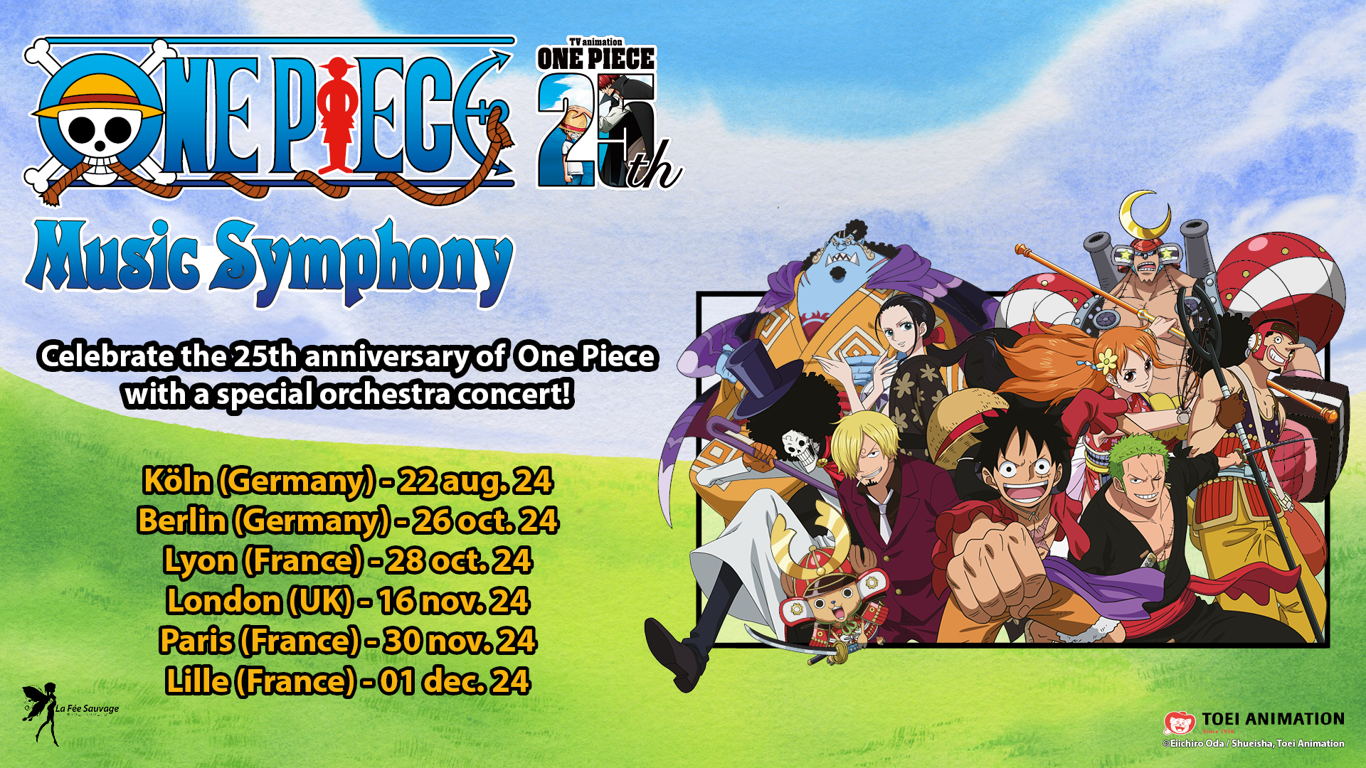 One Piece Music Symphony tour is pursuing its journey throughout Europe ...