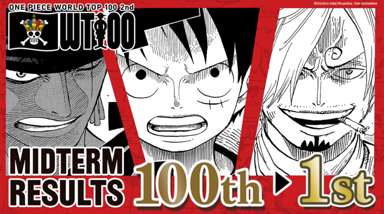 WT100 ONE PIECE Global Popularity Poll: Midterm Ranking Announced ...